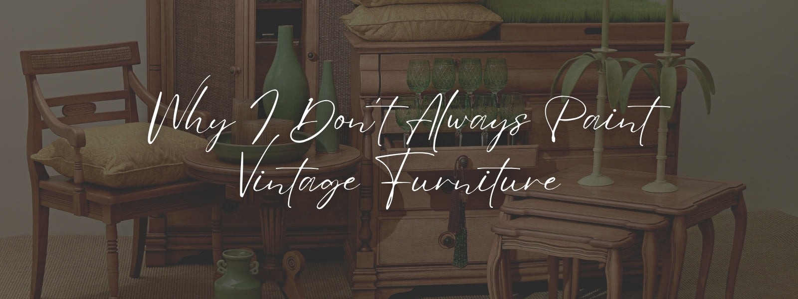 Why I Don’t Always Paint Vintage Furniture – Upcycled by Nicci